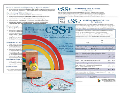 Childhood Stuttering Screening for Physicians (CSS-P™) – Stuttering ...
