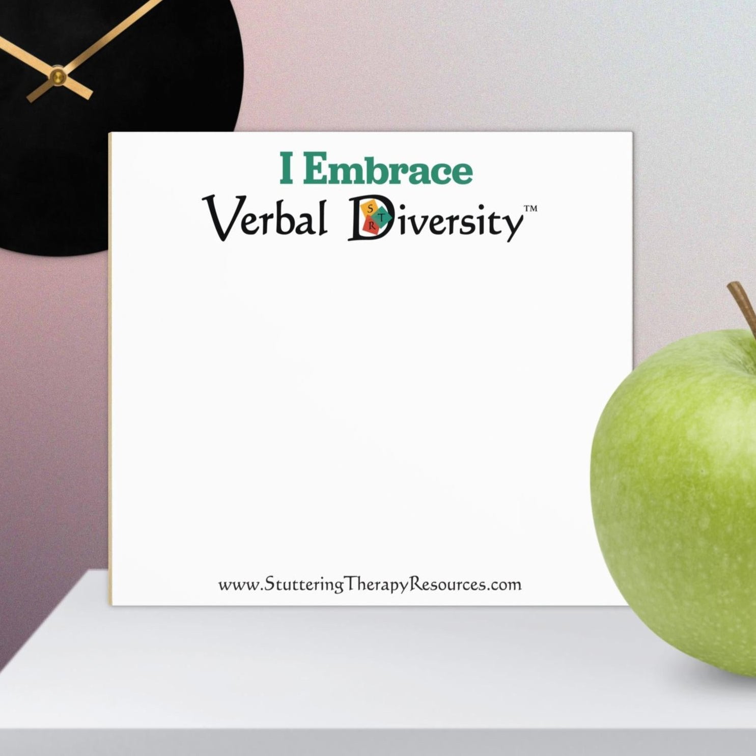Verbal Diversity Notepad – Stuttering Therapy Resources