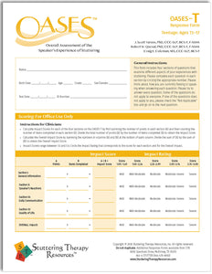 OASES English (Printed) – Stuttering Therapy Resources